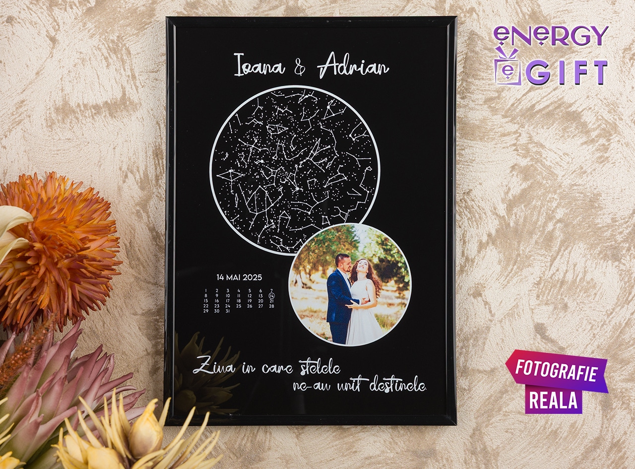 Tablou Constelație Personalizat – Cadou Romantic | EnergyGift